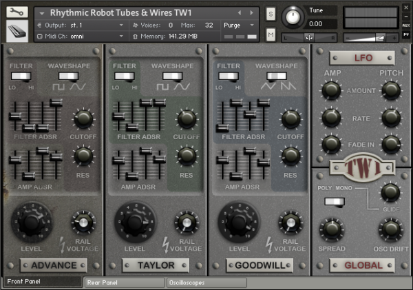 Rhythmic Robot - Kontakt instruments from vintage hardware