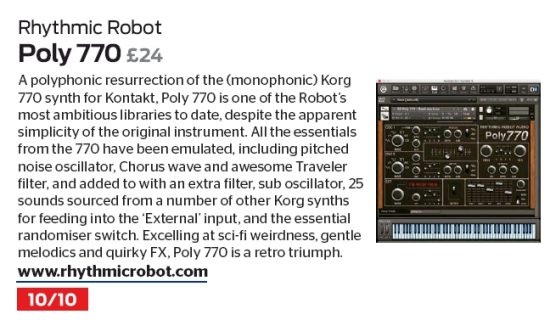 Poly 770 - vintage Kontakt instrument by Rhythmic Robot